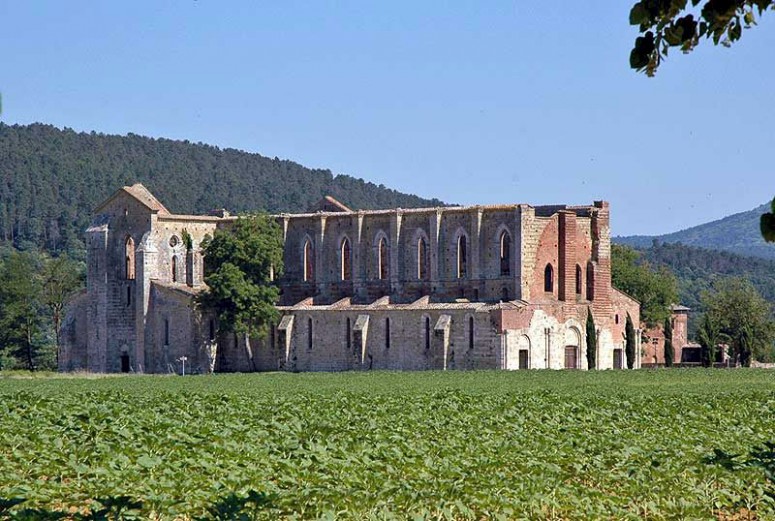 Hermitage of Montesiepi near San Galgano in the Val di Merse, Tuscany